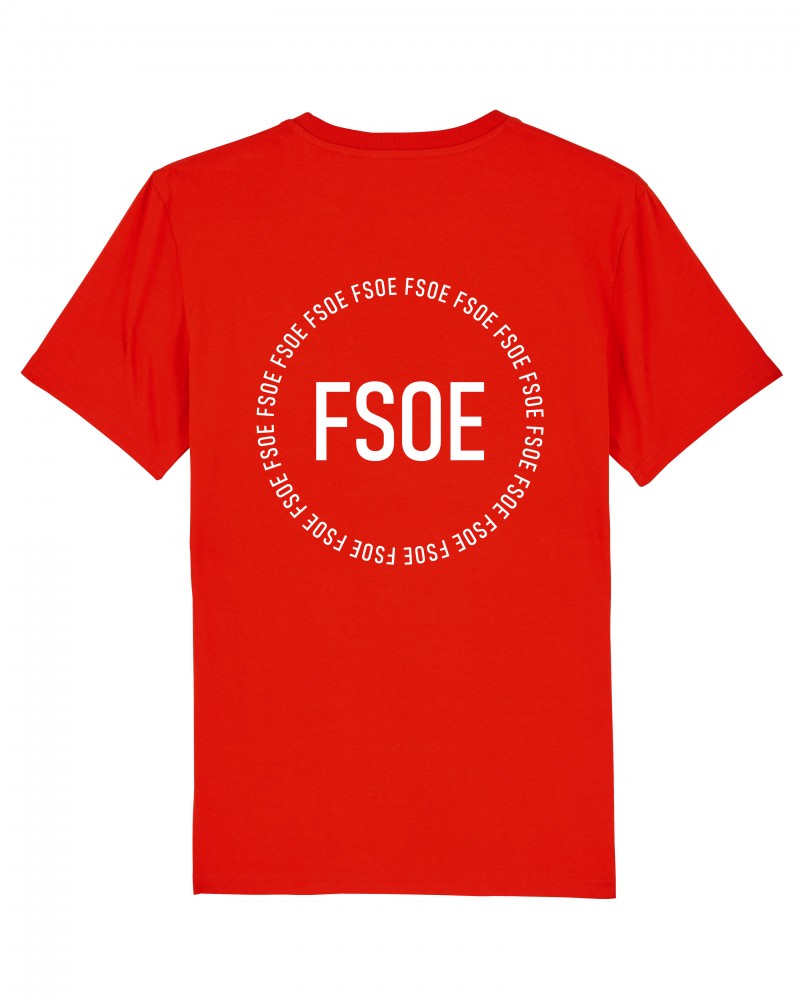 T-shirt FSOE round logo rouge